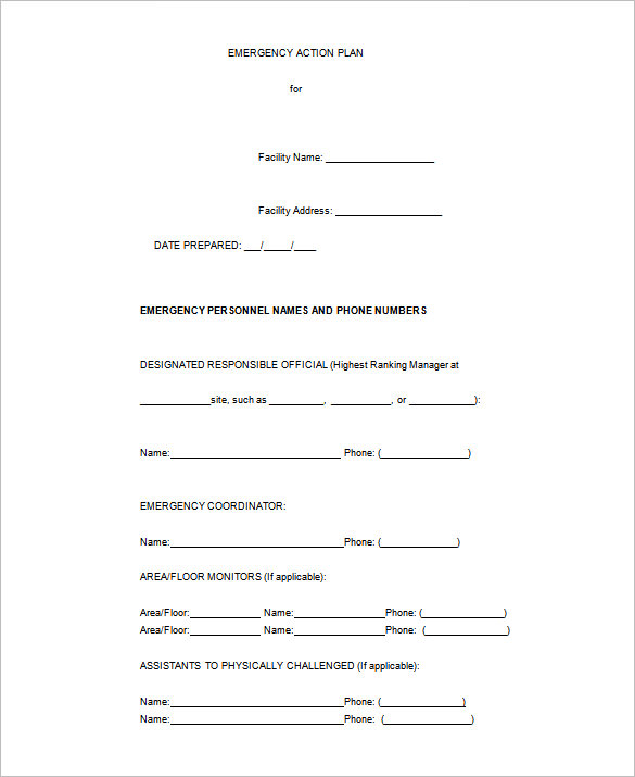 16+ Emergency Plan Templates - Free Sample, Example, Format Download