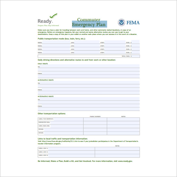 16+ Emergency Plan Templates - Free Sample, Example, Format Download