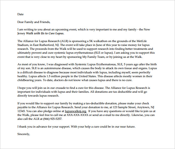 9 Fundraising Letter Templates Free Sample Example Format Download 