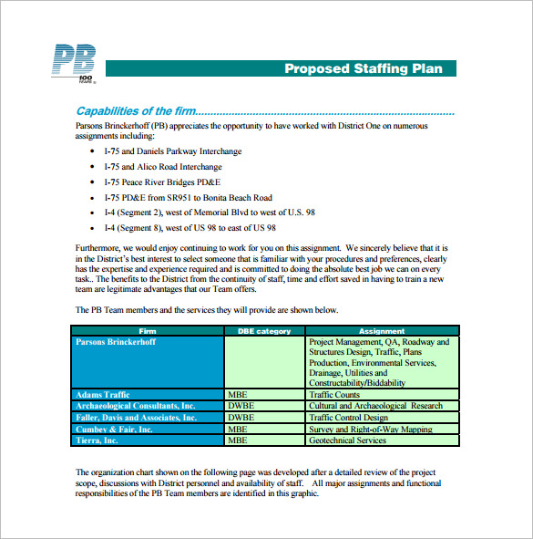 22 Staffing Plan Templates PDF DOC Xlsx