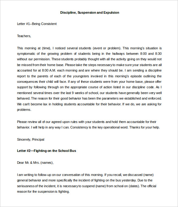 9+ Parent Letter Templates - Sample, Example Format Download!