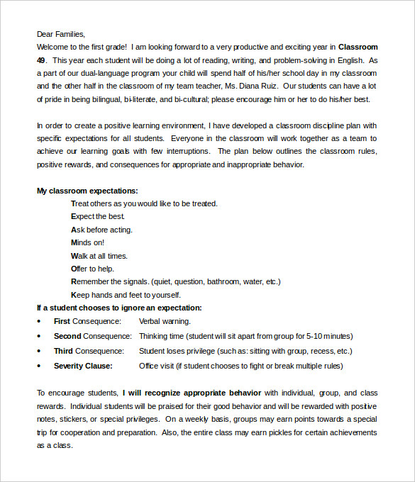 9+ Parent Letter Templates - Sample, Example Format Download!