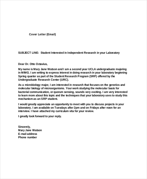 25+ Cover Letter Templates & Samples - DOC, PDF