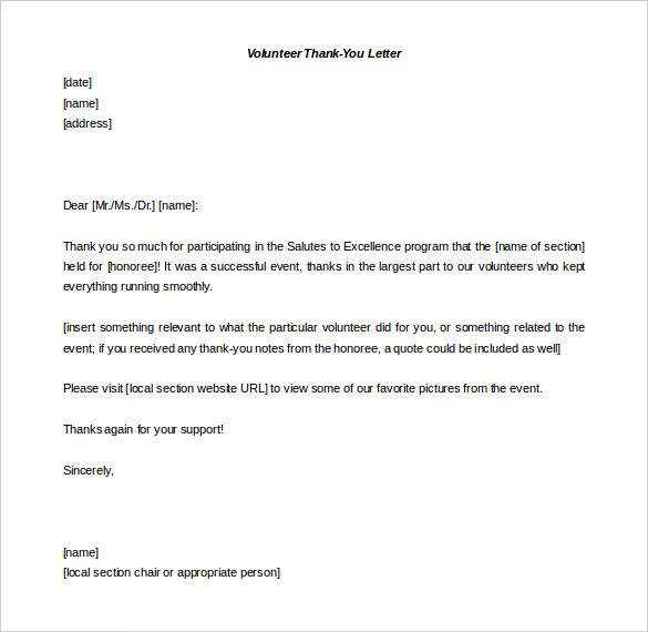 41 Free Thank You Letter Templates DOC PDF Free Premium Templates