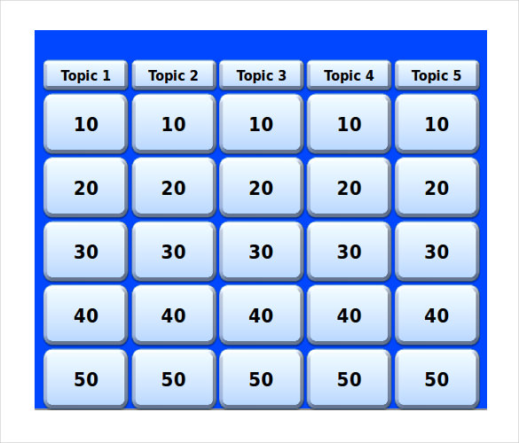 FREE 6+ Keynote Jeopardy Templates in Sample, Example