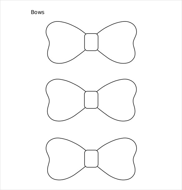 10+ Paper Bow Templates - Free Sample, Example, Format Download!