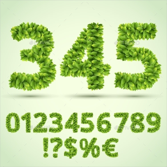 30+ Number Fonts - TTF, OTF