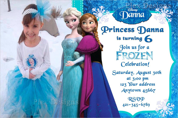 21+ Frozen Birthday Invitation Templates - PSD, AI, Vector EPS