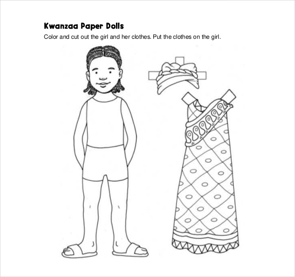 3D Paper Doll Template