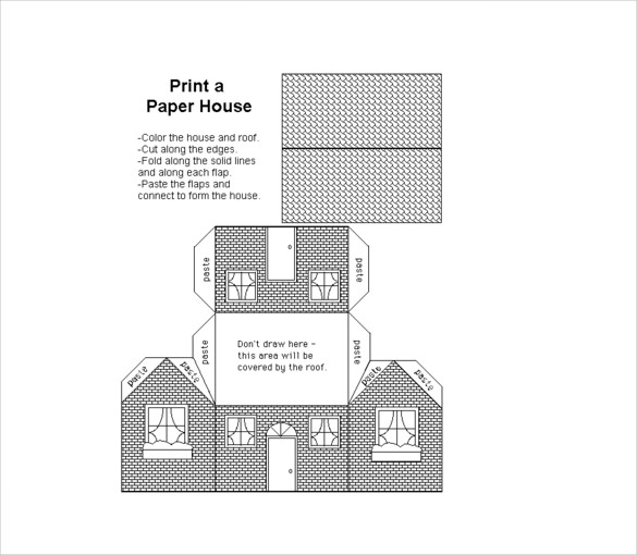 13+ Paper House Templates - Free Sample, Example, Format Download!