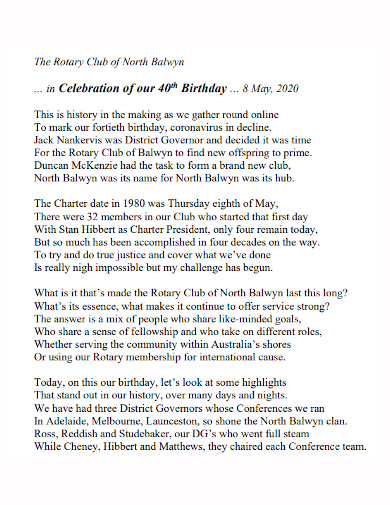 29+ Birthday Program Templates - PDF, PSD