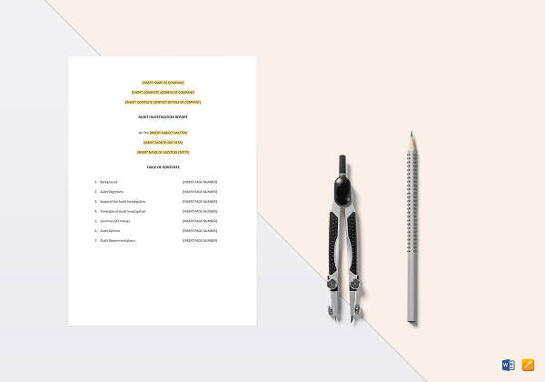33+ Audit Report Templates - Sample PDF, Word Format Download