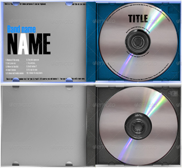 11 CD CaseTemplates Free Sample Example Format Download 
