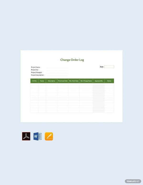 29+ Word Log Templates Free Download
