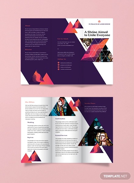 16+ Popular Church Brochure Templates - Ai,Psd, Docs, Pages