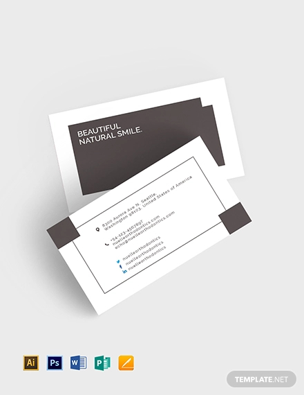 44+Dental Business Card Templates - PSD, Word, AI