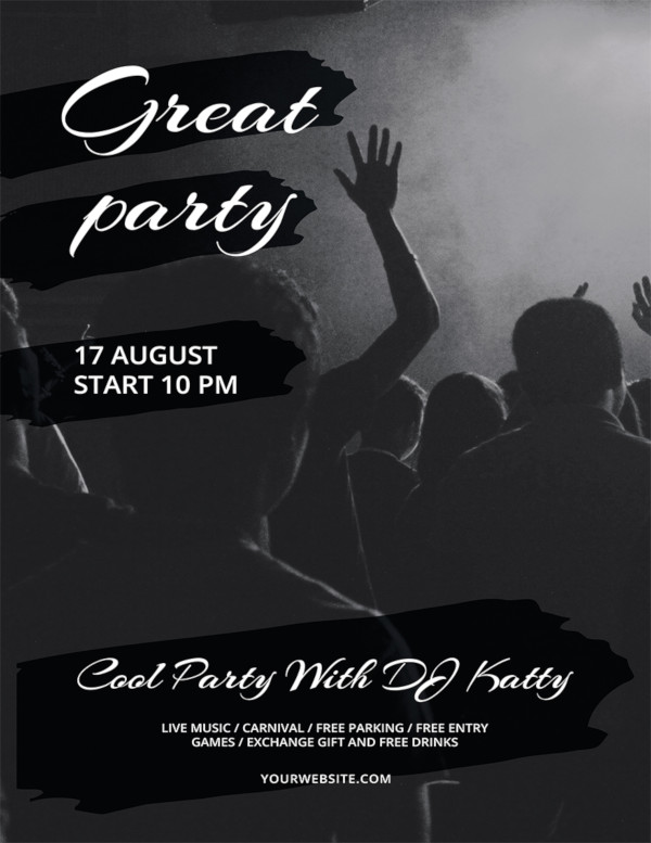42+ Party Flyer Templates in Word