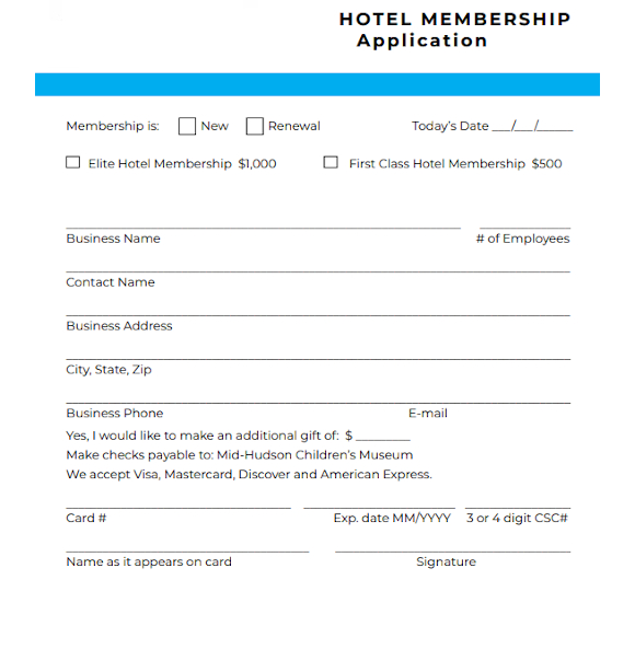 Membership Application Template - 23+ Free Word, PDF Documents Download!