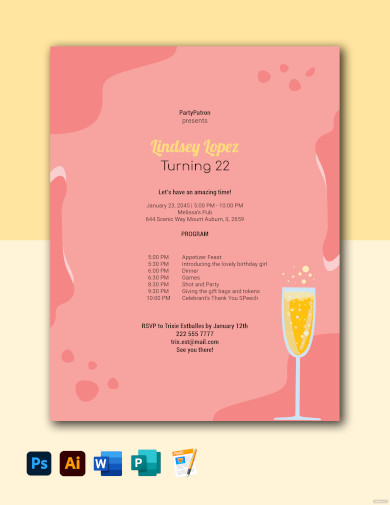 29+ Birthday Program Templates - PDF, PSD