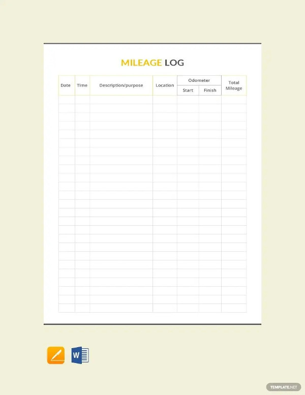 29+ Word Log Templates Free Download