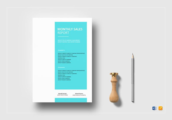 34+ Sample Monthly Report Templates - Word, PDF