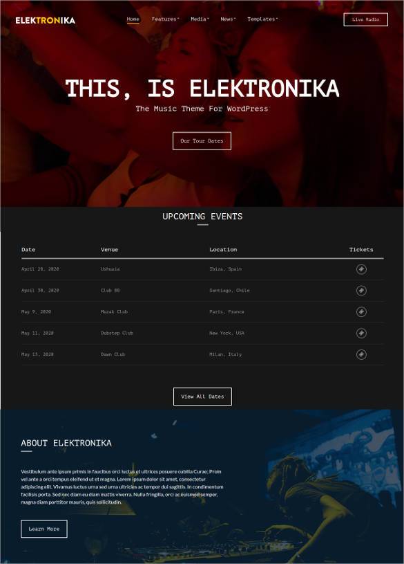 29+ Radio Station Website Themes & Templates