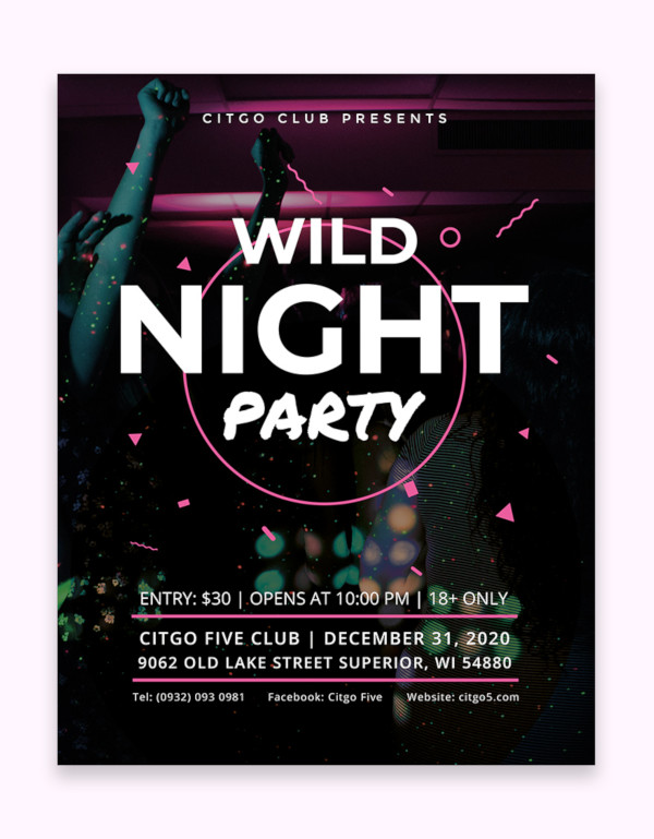 32 Fabulous Night Club Flyer Templates PSD Designs 