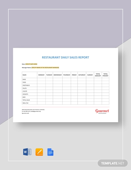 30+ Sales Report Templates - PDF, Excel, Word