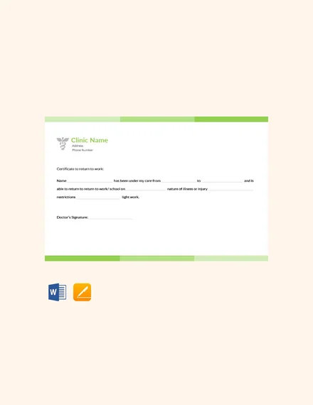 35+ Doctors Note Templates - Word, PDF, Apple Pages, Google Docs