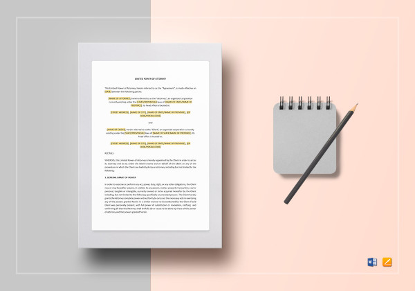 22+ Word Power of Attorney Templates Free Download