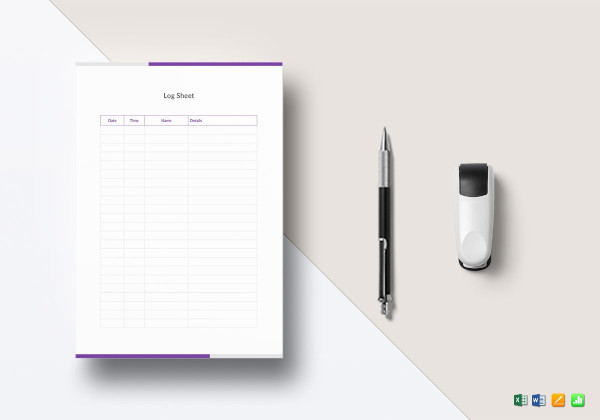 29+ Word Log Templates Free Download