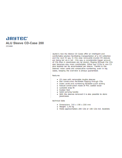 14+ CD Case Templates - Word, PDF, PSD, EPS, Indesign