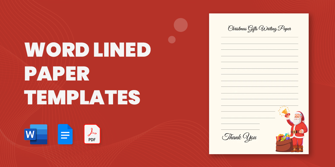 Lined Paper With Word