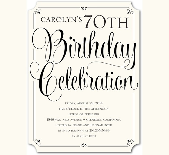 40 Adult Birthday Invitation Templates PSD AI Word
