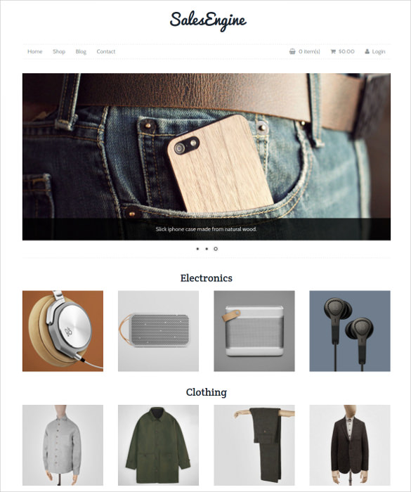 22 Php Ecommerce Themes And Templates 7990