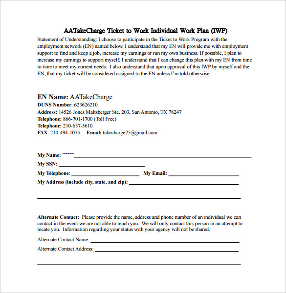 15 Work Plan Templates Free Sample Example Format Download