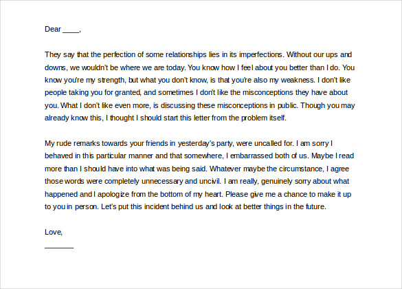 9+ Love Letter to Boyfriend - DOC, PDF