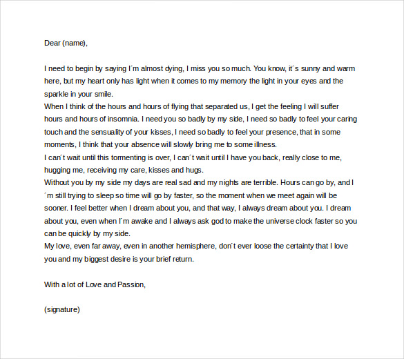 9+ Love Letter to Boyfriend - DOC, PDF