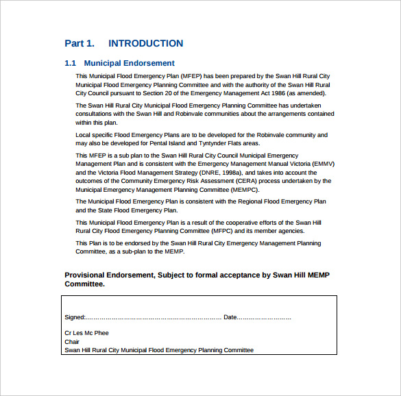 16+ Emergency Plan Templates - Free Sample, Example, Format Download