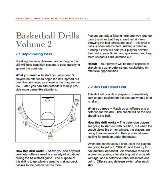 11 Basketball Practice Plan Templates Free Sample Example Format 