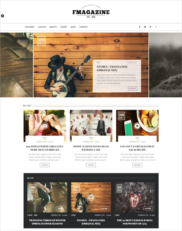 23+ News Blog Themes & Templates