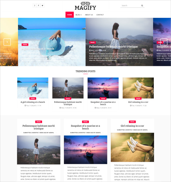 23+ News Blog Themes & Templates