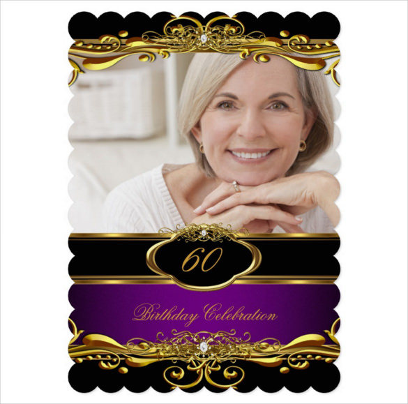 26+ 60th Birthday Invitation Templates – PSD, AI