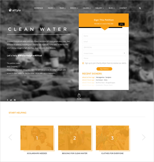 18+ Charity Blog Themes & Templates
