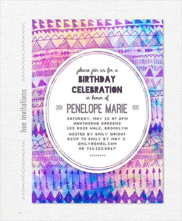 27 Teenage Birthday Invitation Templates PSD AI