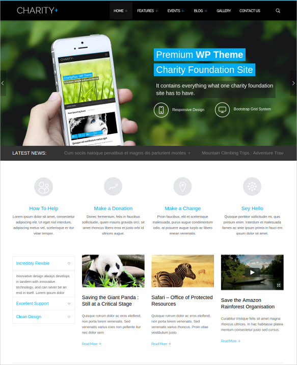18+ Charity Blog Themes & Templates