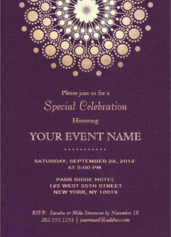 25 Unique Official Invitation Card Template