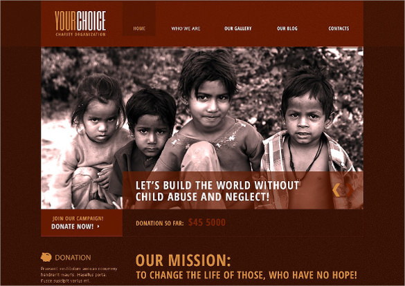18+ Charity Blog Themes & Templates