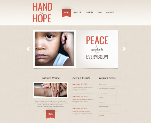 18+ Charity Blog Themes & Templates