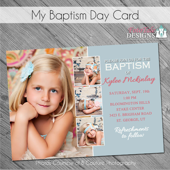 32 Baptism Invitation Templates Free Sample Example Format Download